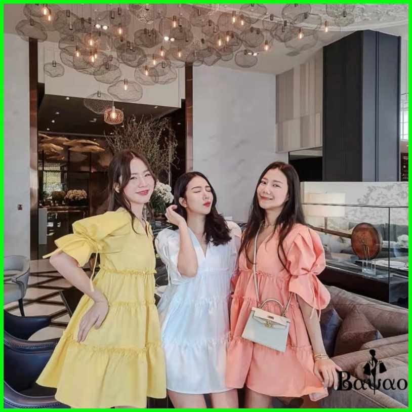 baao~Z!3/4+x.Thai=rt(Fashion|he(Plain|tz(Flowy|QP(Dress | Shopee ...
