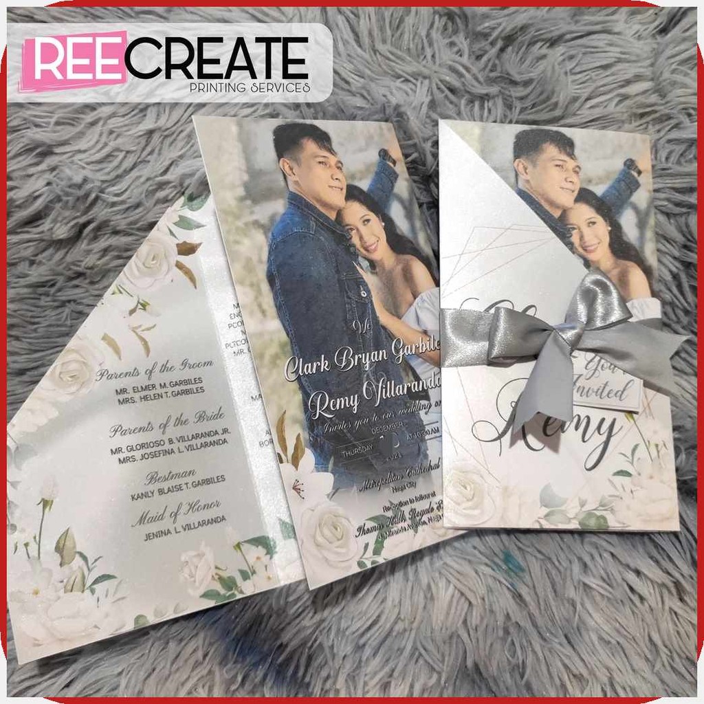 Tri-foldS%Wedding!Q$Invitation}IG>-*HR?minimum*sf?10pcs*fj?-*h?Free*x ...