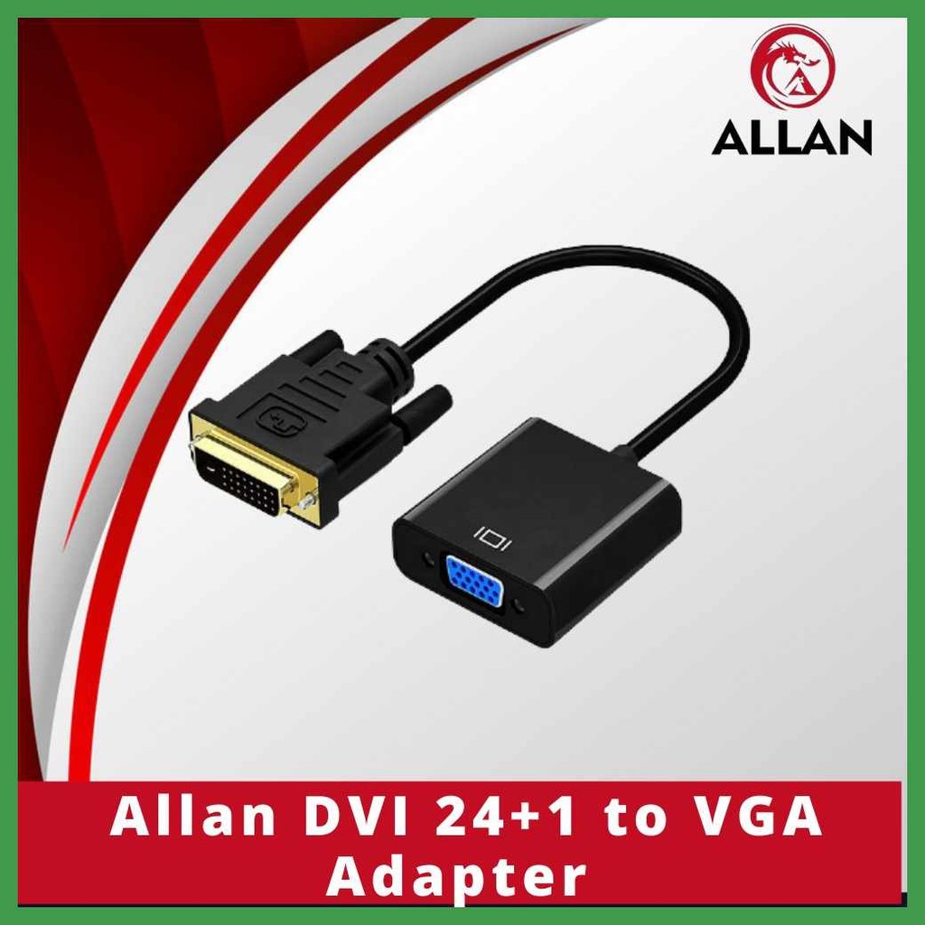Allan+JQ!1080P:u*DVI~dv*to~Lq*VGA~vS*Adapter~RL*DVI~n*24+1~Y+Converter ...