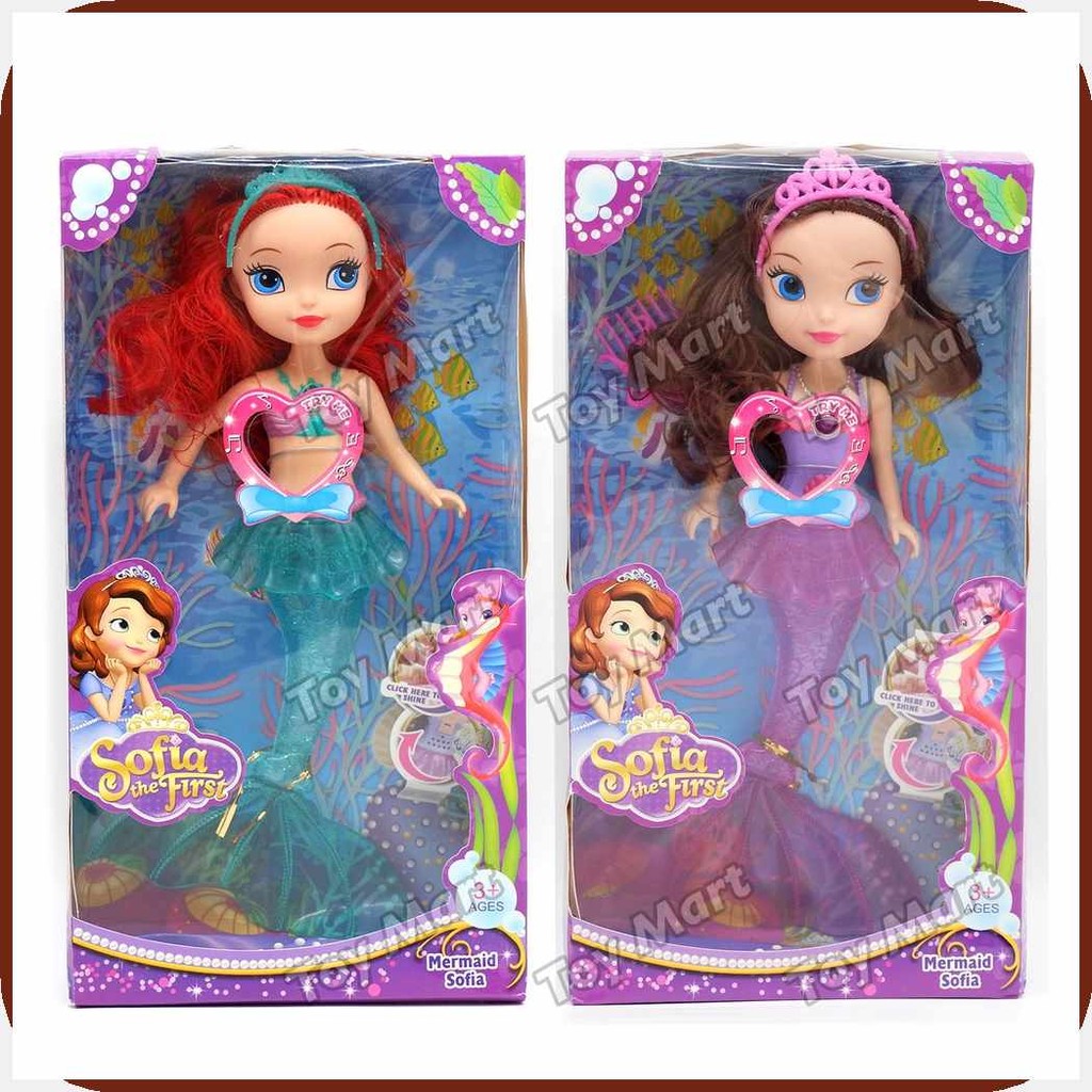 Sofia+Zk$the}K[Mermaid`l;Beautiful&Doll&w/&Light&Sound&Sofia the First ...