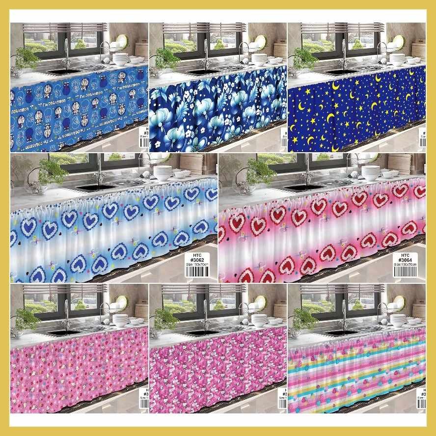 Blue-cU{Pink:ovPanLababo)n}Curtain>A}Kitchen>Q}Plain>Eo}Sink>ps}Short ...