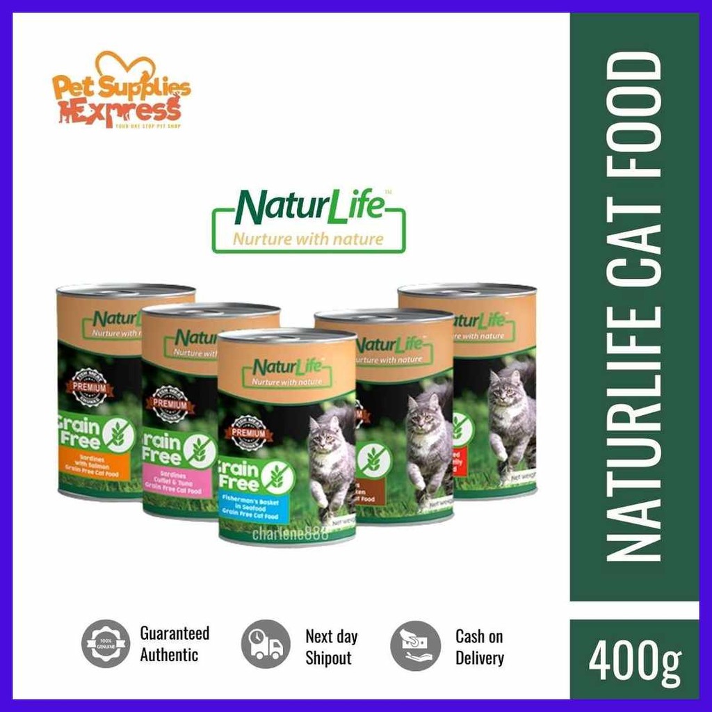 NaturLife{O*Grain-Free'f)Wet$Uy^Cat/an^Food/xq^400g | Shopee Philippines