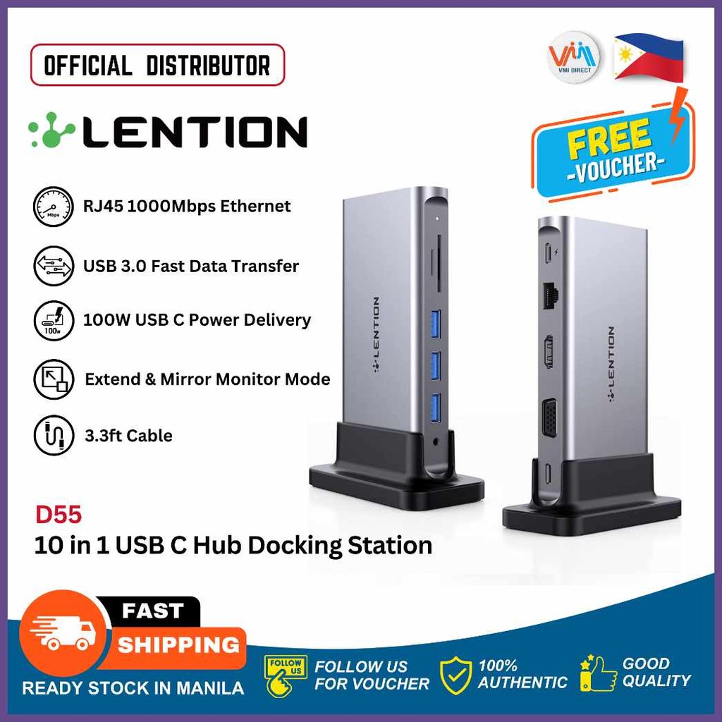 LENTION)Sw[D55;T&10`y&in{m'1{Q'USB{h'C{MC'Docking{Pr'Station for USB C ...