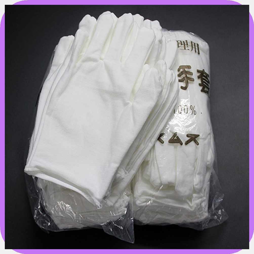 1dozen,qa$100%+OX/cotton*LL~white?q~gloves/ceremonial>z}service>a ...