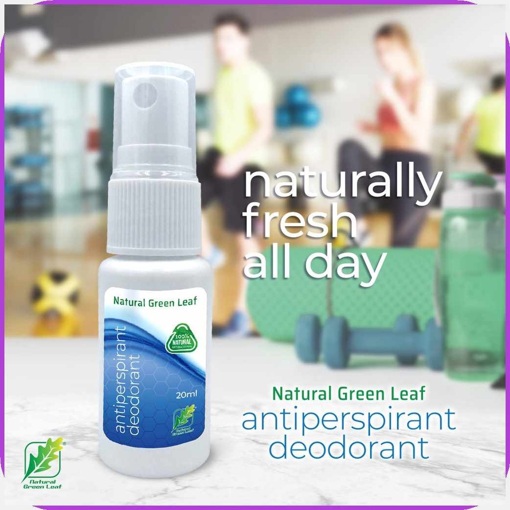 Natural{D$Green'M_Leaf*f~Antiperspirant?z~Deodorant?G~20g | Shopee ...