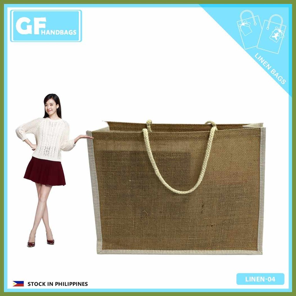 1PC`Eb=Linen:ey:Jute:Yz_bag:J_Tote:S_Bag:W_hand:j_bag:V_Plain Abaca ...