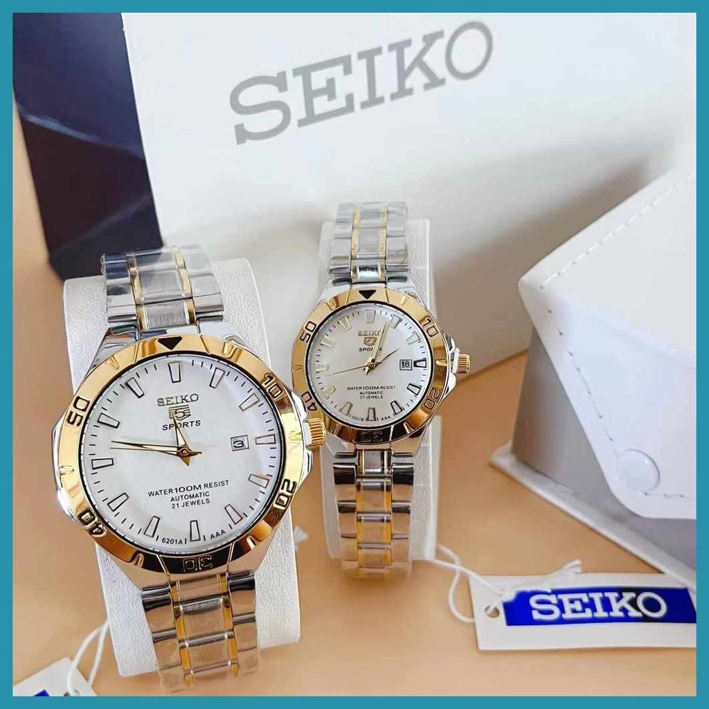 SEIKO&Bg,couple}a'Watch[f,with!N,Date!k,Day!z,for!R,men!f, women's ...