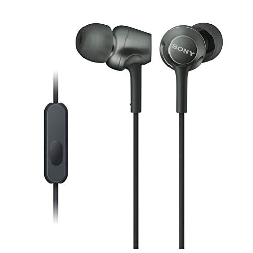 Sony MDR-EX255AP earphones: in-ear type with remote control and ...