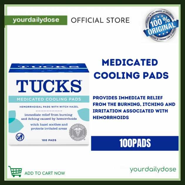 TUCKS%Cp)Medicated[M,Cooling,J[Pads,C[Hemorrhoidal,X[pads,J[w/,QJ[witch ...