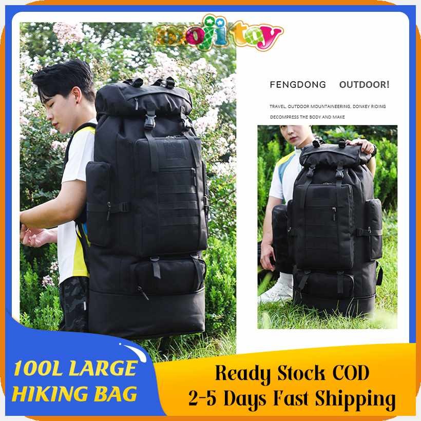 100L=Tm)Men's&RO&Backpack&Waterproof&Camping&Hiking&Climbing&Travel'n
