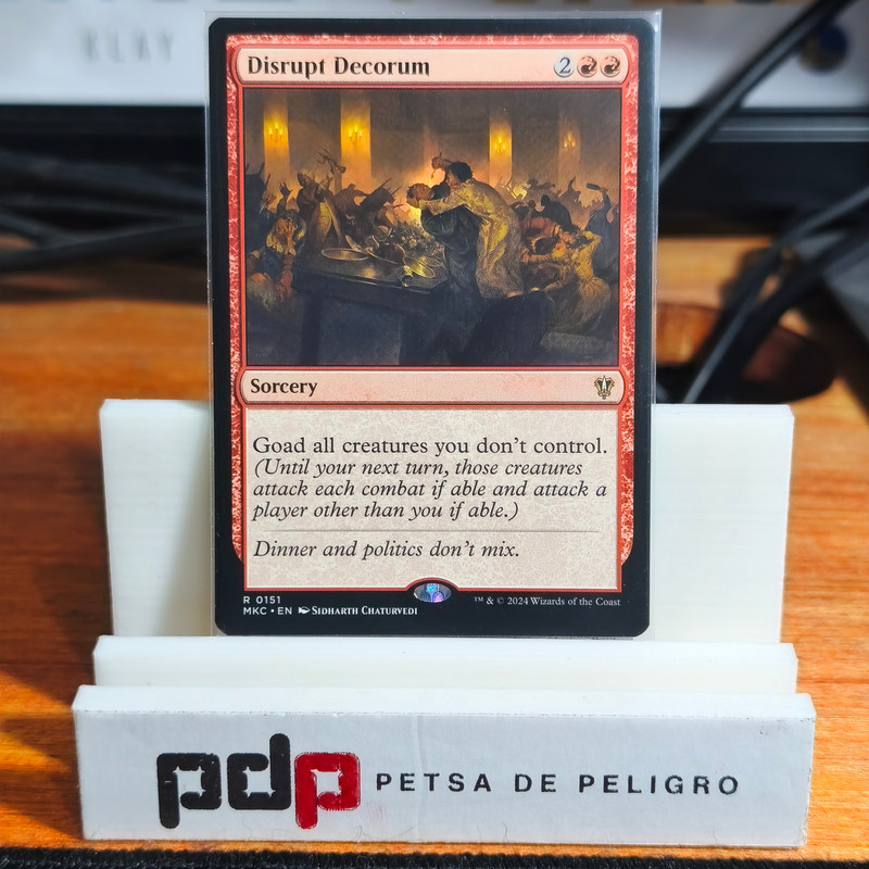 Disrupt Decorum - Commander: Murders at Karlov Manor (MKC) | Shopee ...