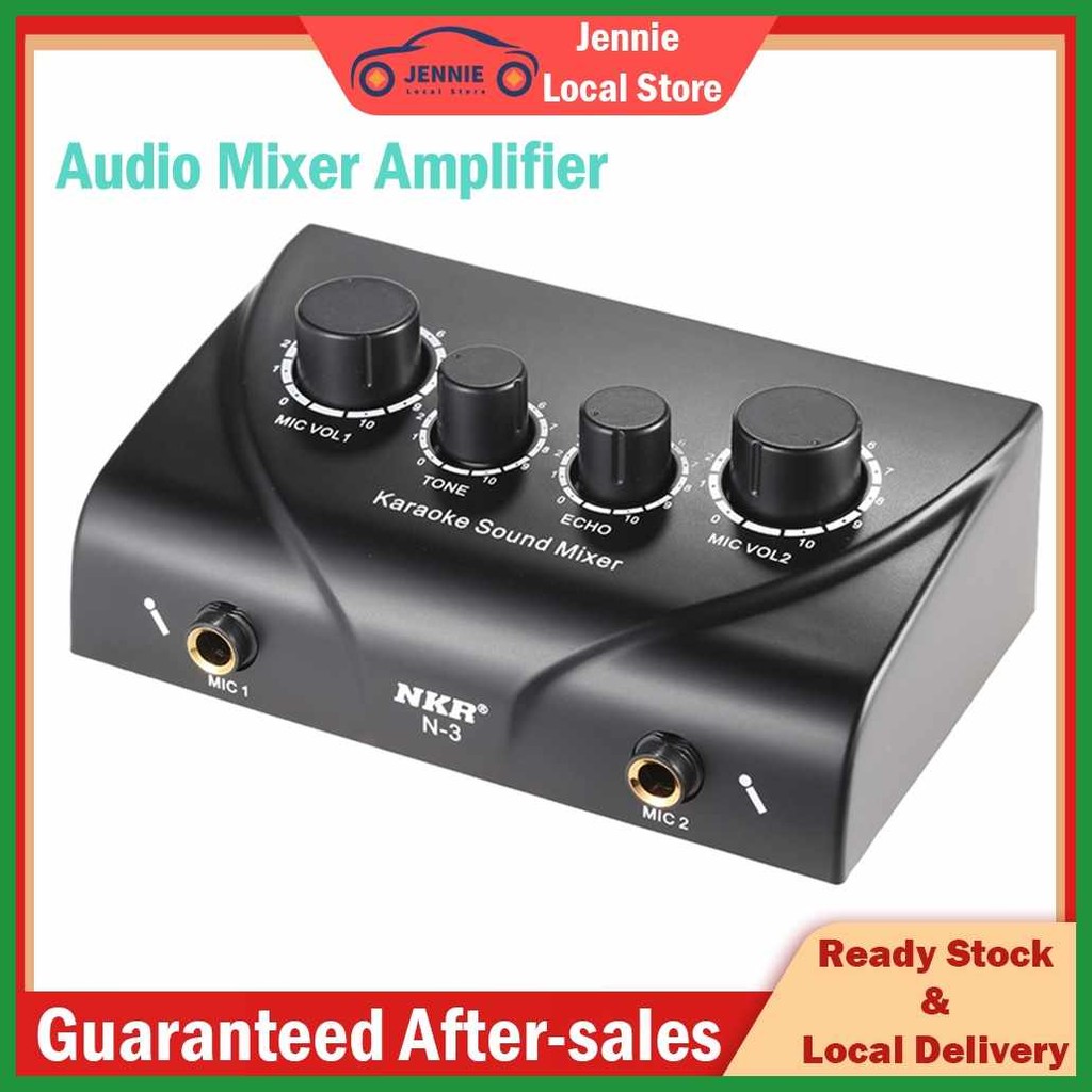 Audio%va)Mixer]D;Amplifier@H+Portable SC+GW+Sm+U+k+Dual Mic Inputs For ...