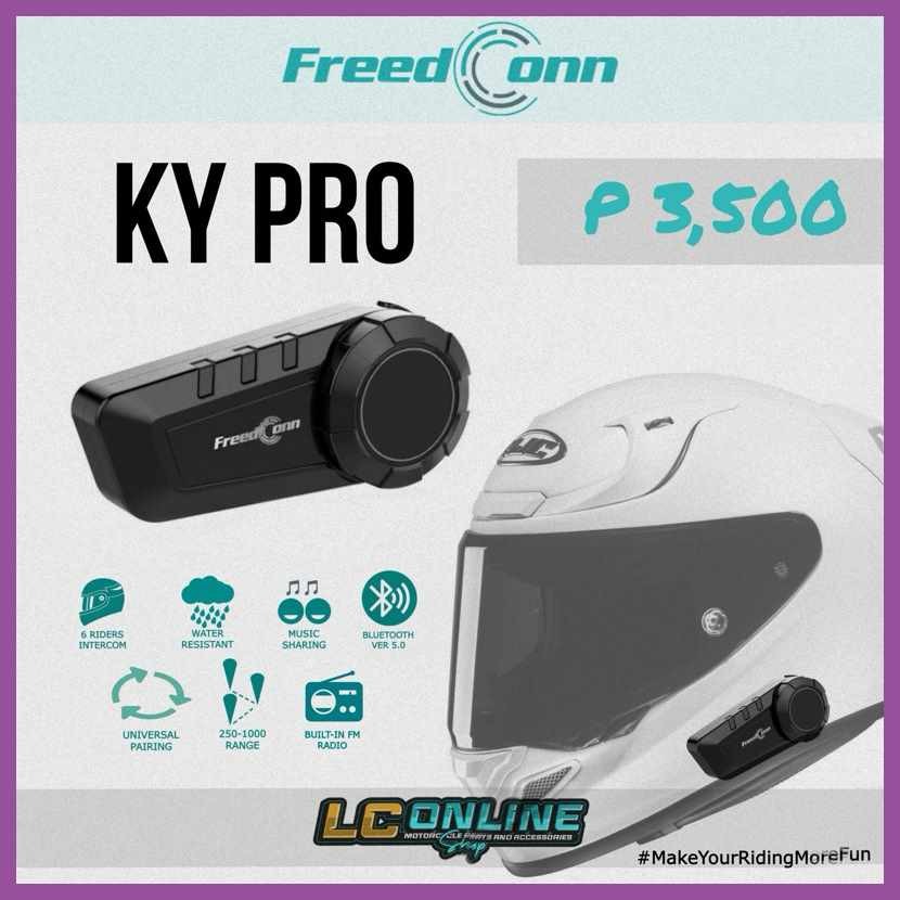 Freedconn,R/Ky[S]Pro>No)Bluetooth}GZ)Intercom | Shopee Philippines
