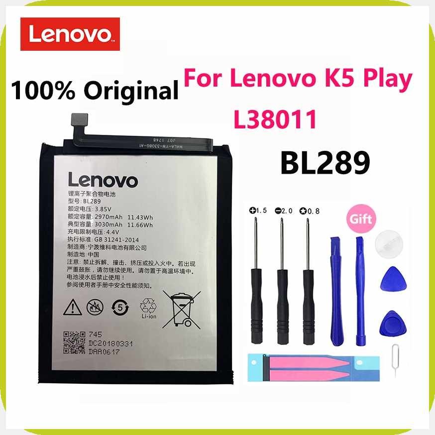 ♀100%?n{Original?u(3030mahtk-Bl289cQ-BatterylE-ForED-LenovoT-K5i-Play ...