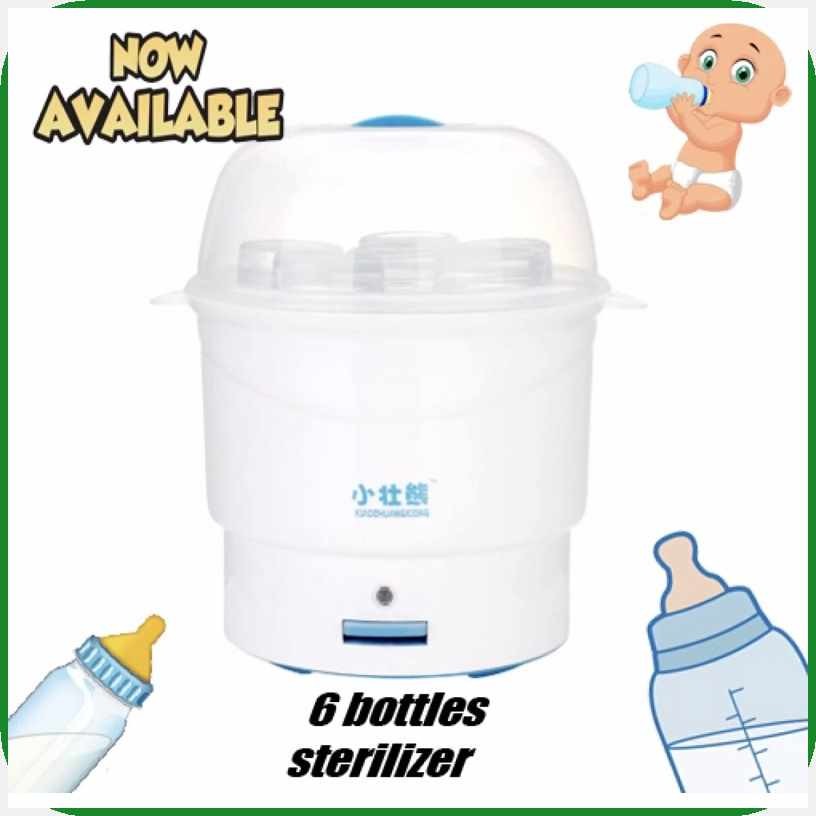 Baby]eQ.Milk%g=Bottle-KJSteamFjSterilizerxr6HuBottles(White) | Shopee ...