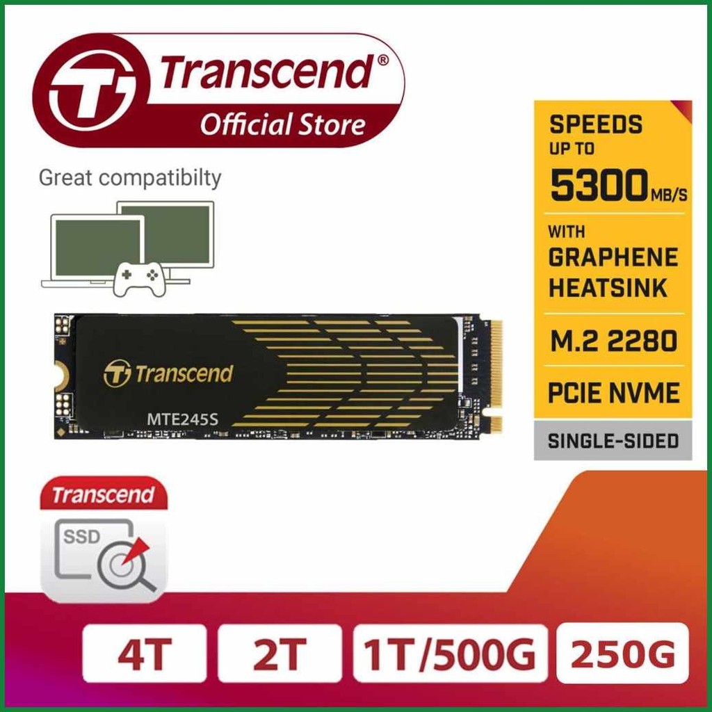 Transcend=f?500GB/1TB/2TB@e&PCIe