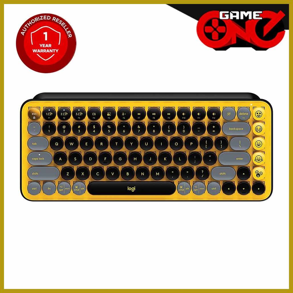 Logitech/S>POP'Wa/Keys}es>Wireless)WQ>Mechanical)bO>Keyboard)rd>with)zm ...