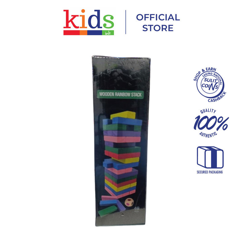 WOODEN RAINBOW STACK - Kids Ink | Shopee Philippines