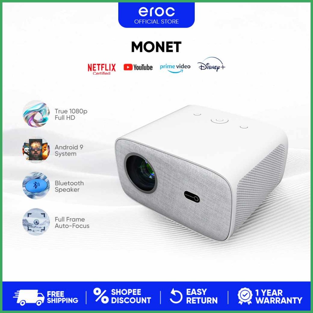 Eroc?o_Monet{nE*Projector$JO^Auto/eG^Focus/vU^1080P/m^4K/B^Decoding/B ...