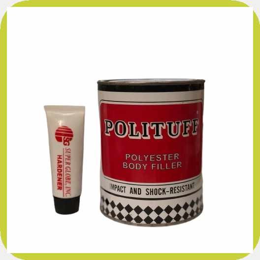 POLITUFF?pB;Polyester,Qe)Body/yb$filler^bl$with^YF$Hardener^wR$(1^dD ...