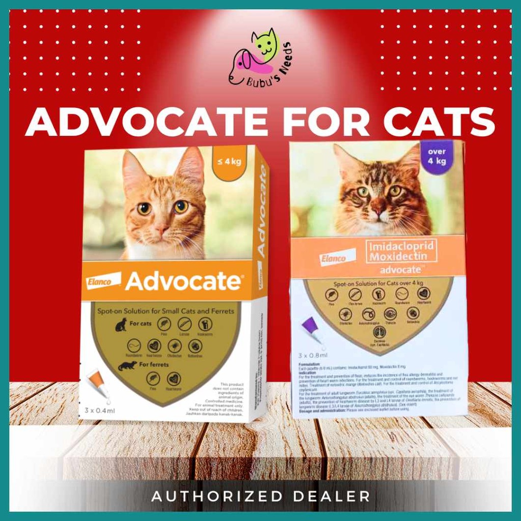 ADVOCATE#D?SPOT.t(ON|fW(FOR}h)CATS}T)Anti}Q)Flea,}f)Ticks,}y)Ear mites ...