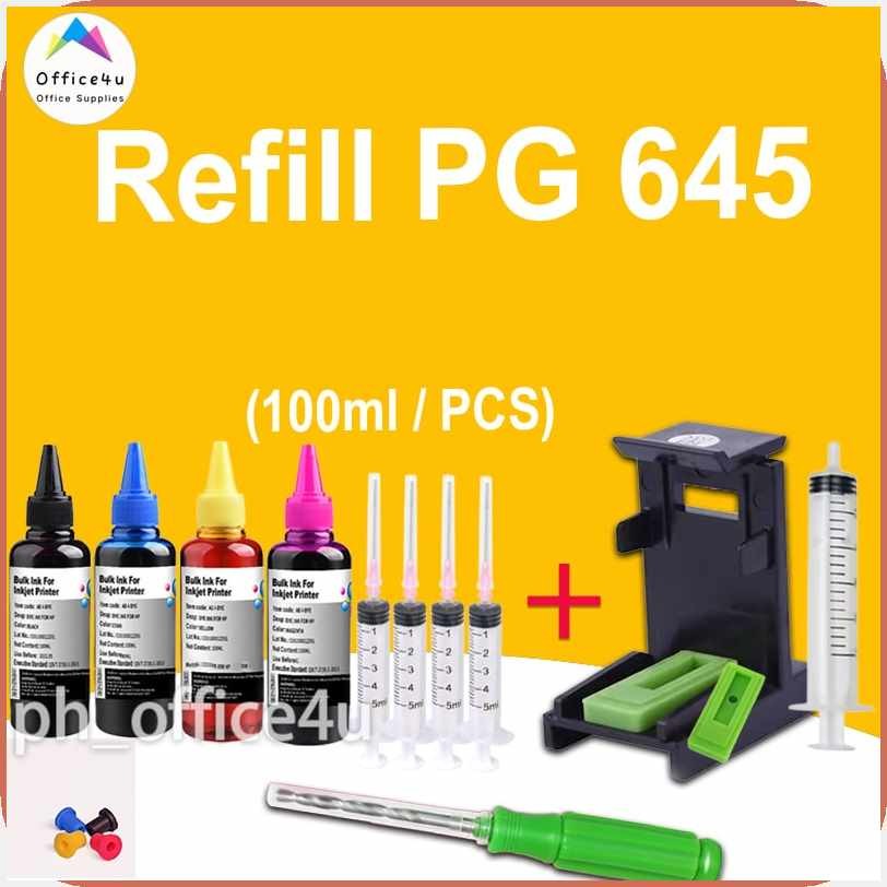 Canon/gU|PG+k!q,d+q+B+645!ZH,CL QR+646 pg645xl cl646xl refilable ink ...