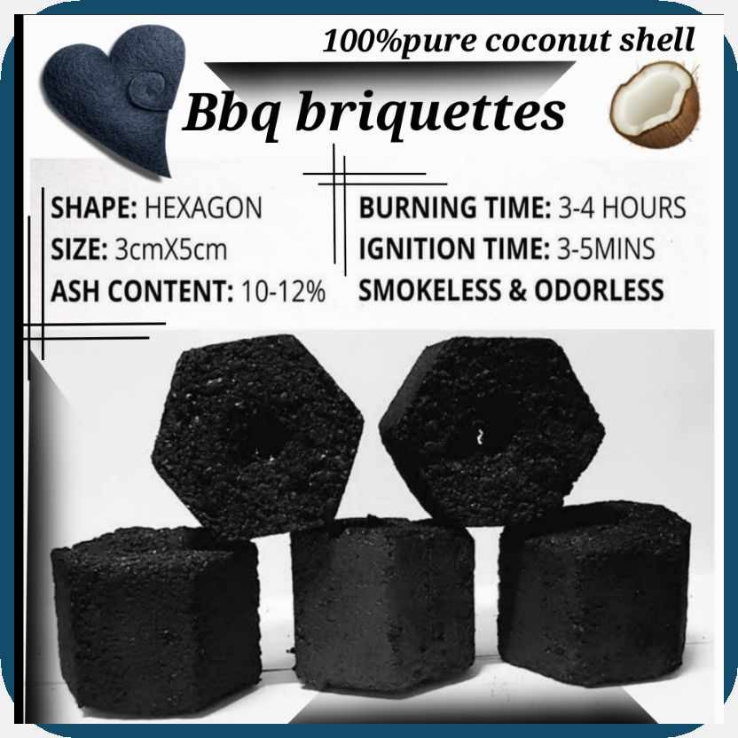 Coconut^Ev&charcoal;ST>BBQ^S/briquettes$b/2kgs$a/&$z/5kgs | Shopee ...