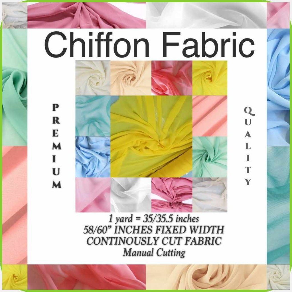 CHIFFON@fG-FABRIC-hg/[?E*PER~f*YARD~N*=~d*35/35.5~H*INCHES~V*] 58/60 ...