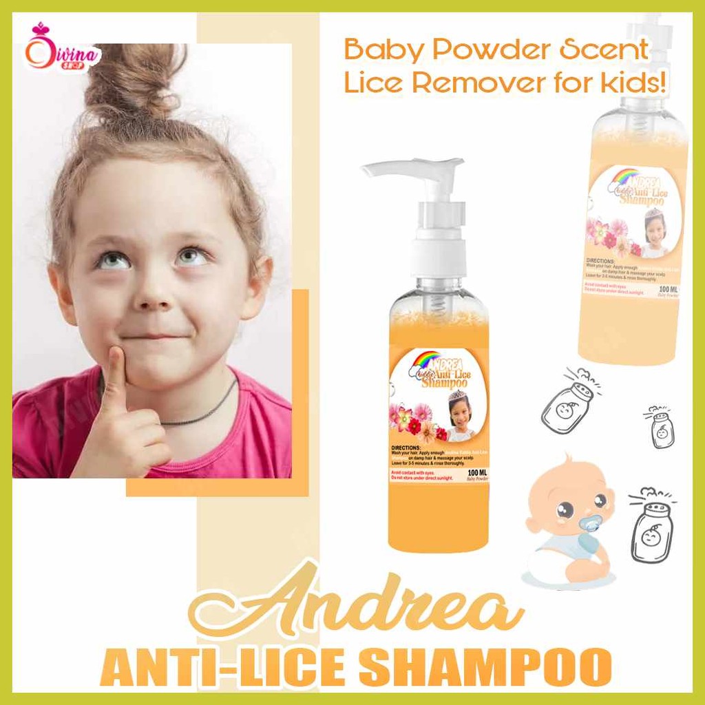 Andrea#QA(K+Anti-Lice%NG_Kiddie:Yz_Shampoo:Kr_Baby:rF_Powder:Mz_100ml ...