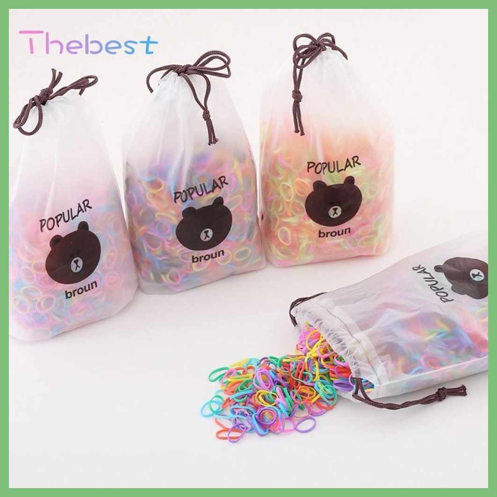 1000Pcs/2000pcs[PL=Bag.jJ+Disposable;w&Rubber`y&Band`N&Colorful`tZ ...
