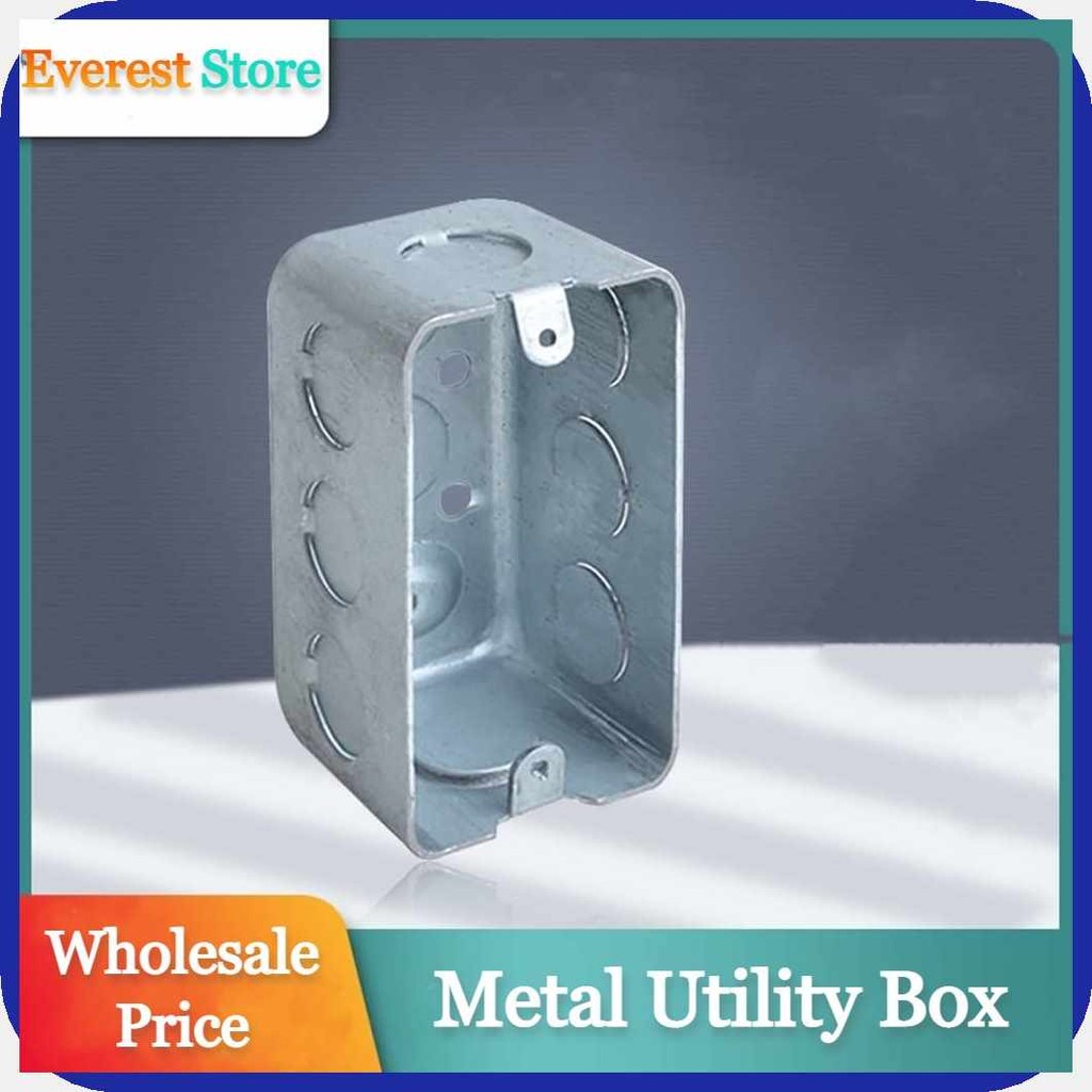 Metal.G[Junction-e?Box_m:4X4%E:/%I:Metal%P:Utility%n:Box%s:4X2 | Shopee ...
