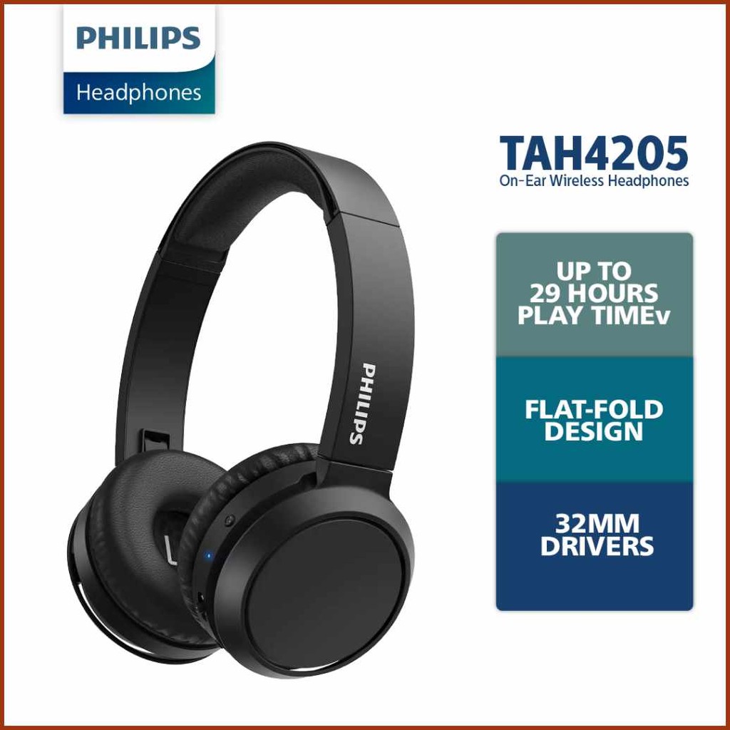 Philips~vd~On-ear}kv)Wireless}hj)Headphones}YX)|}iP)TAH4205}Au)|}nl)}IG ...