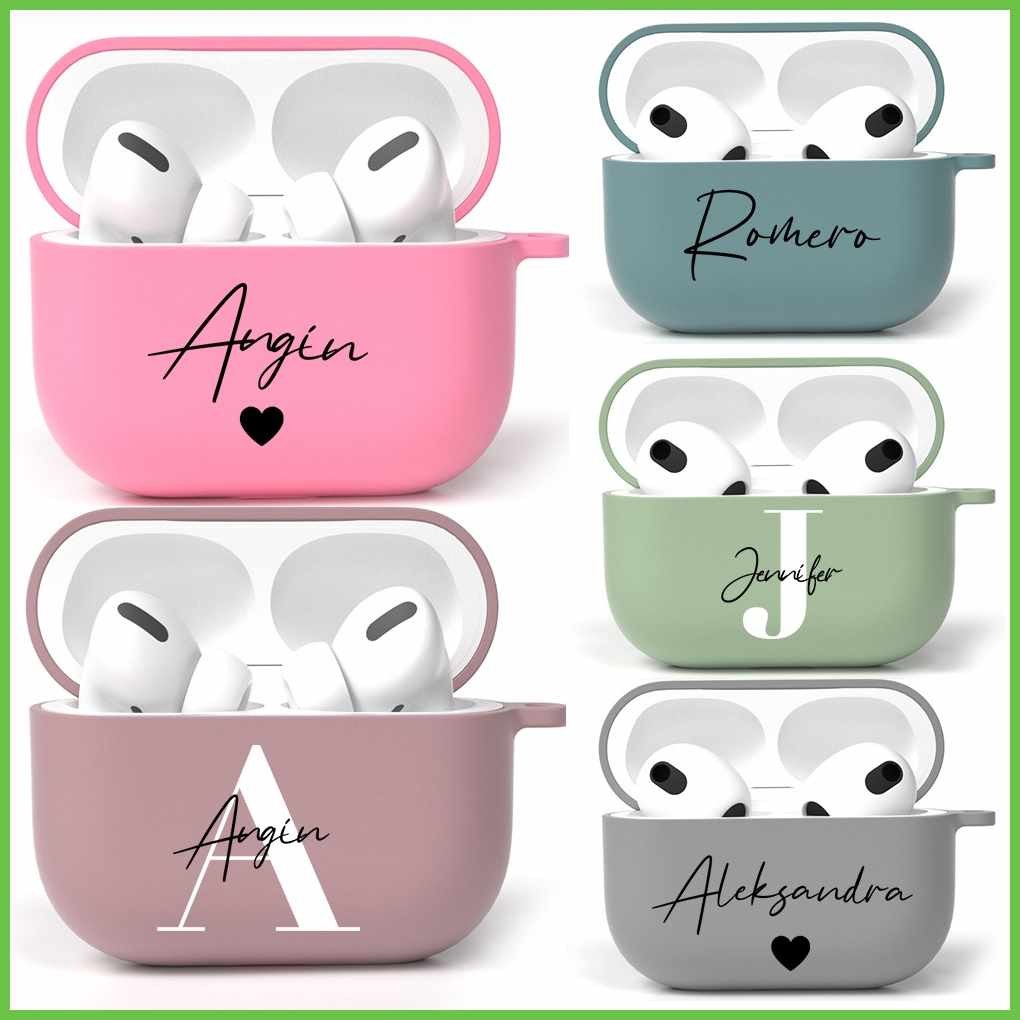Personalized+hB`Custom?wq:Name&Text&Soft&Silicone&xC:Earphone%io:Case ...