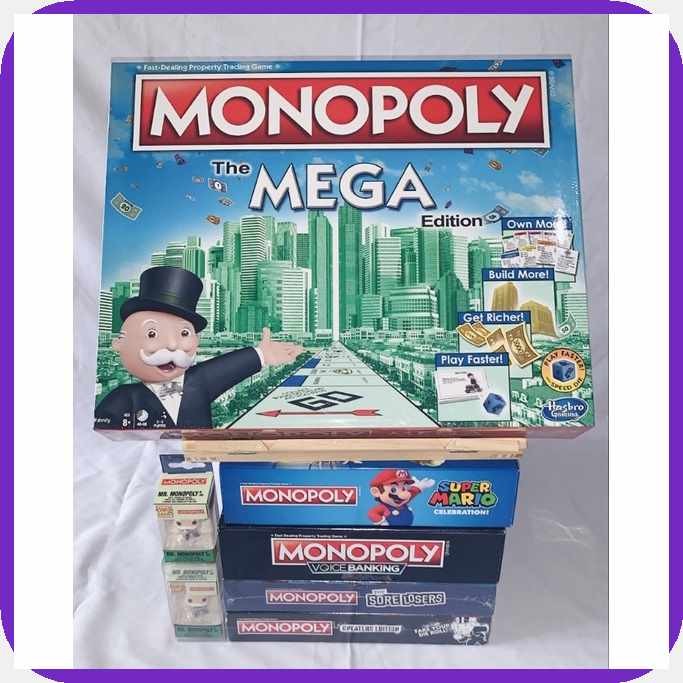 MONOPOLY:P+BOARDGAMEWO/MEGA*ui~EDITION(SELEAD) | Shopee Philippines