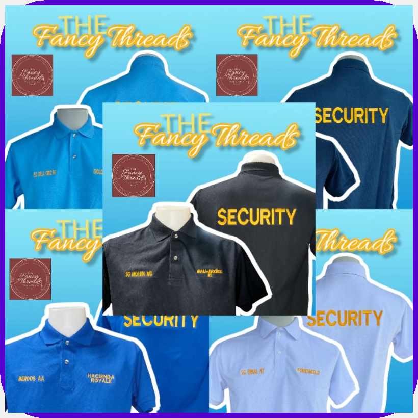 Security:Sm|PoloJ-Shirtp-UniformS-(Backn-EmbroideryC-withP-NameQ-and ...
