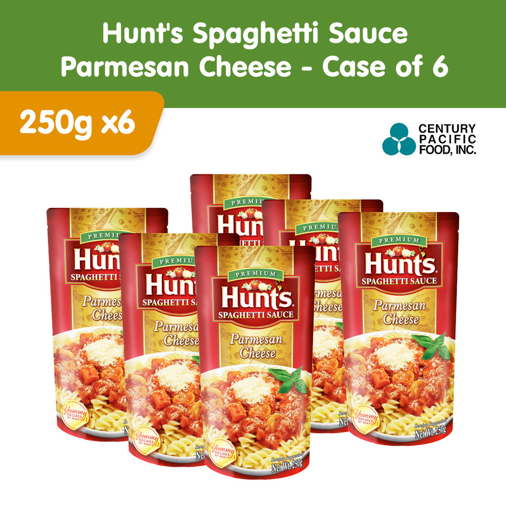 Hunt's Spaghetti Sauce Parmesan Cheese 250g (Pack of 6pcs) | Shopee ...