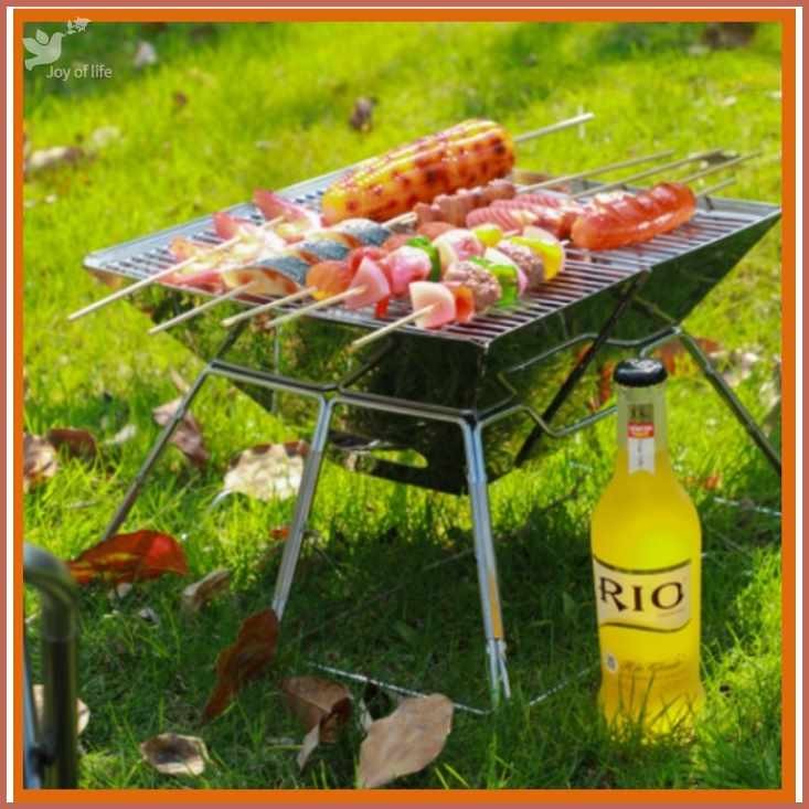 (CDO)~m#New!NL'Portable{q'Folding{O'Grill{yA(/{sK'Fire{vM'Pit{Xf'with Lift | Shopee Philippines