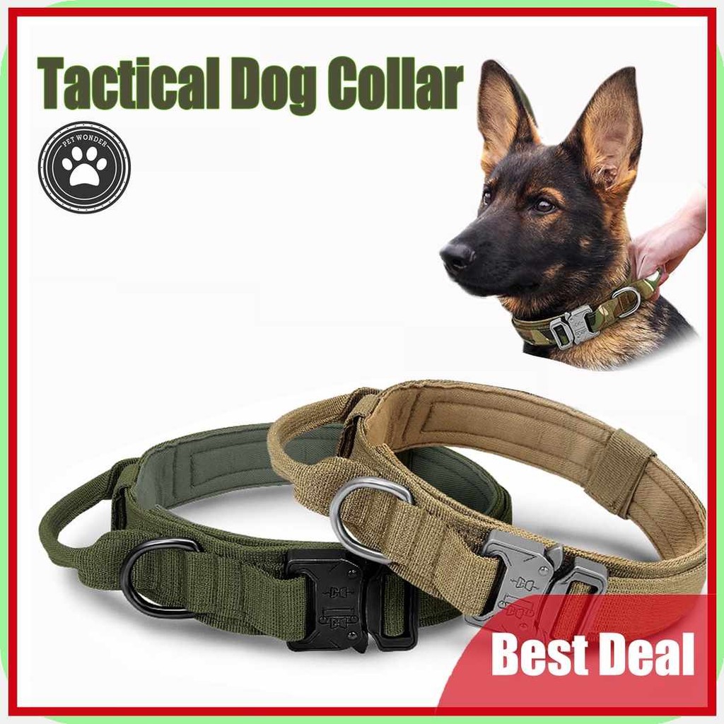 DogO,Collar;BR)Nylon.s#For^r$Medium^q$Large^X$Military^p$Dogs^l$W ...