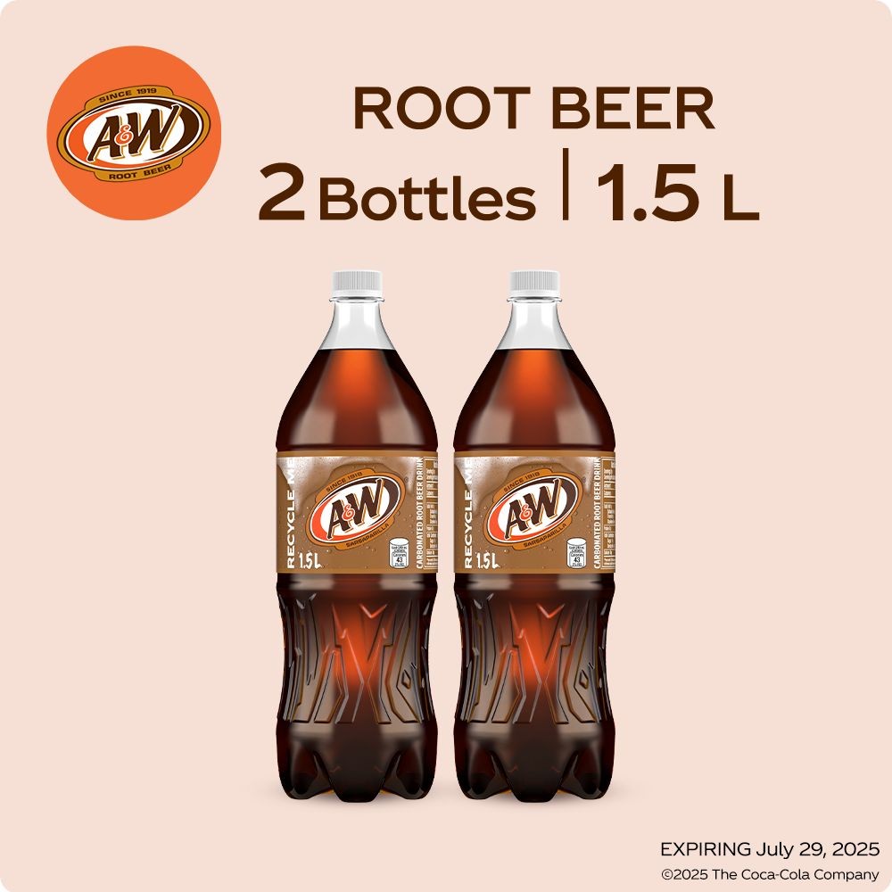 A&W Root Beer 1.5L - Pack of 2 (EXPIRING July 29, 2025) | Shopee ...