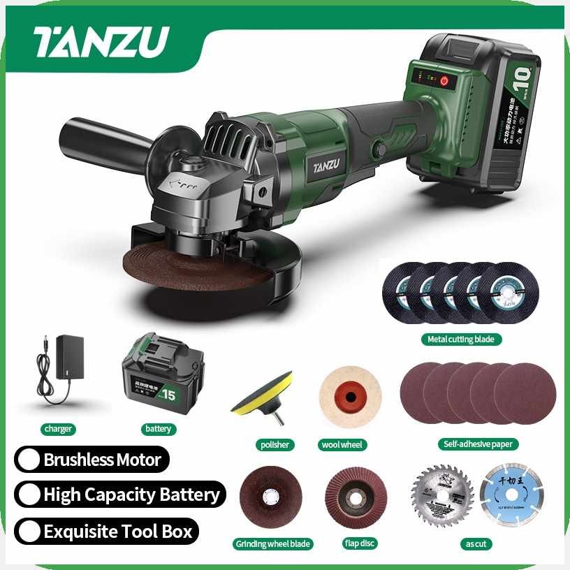 TANZU@E(21V)l^Angle$f/Grinder$H/with$v/6000MAH$v/Cordless$v/Power%j ...