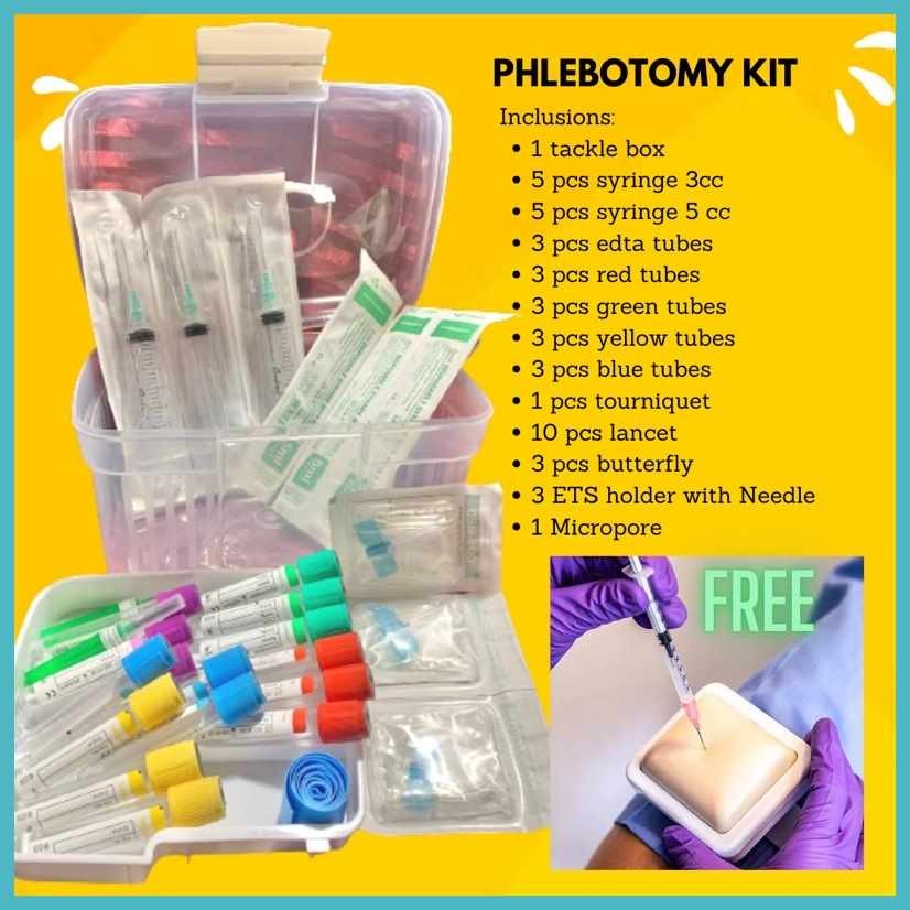 Phlebotomy`aa]Kit}A>with)l?Venipuncture*x?Practice*JS?Pad | Shopee ...