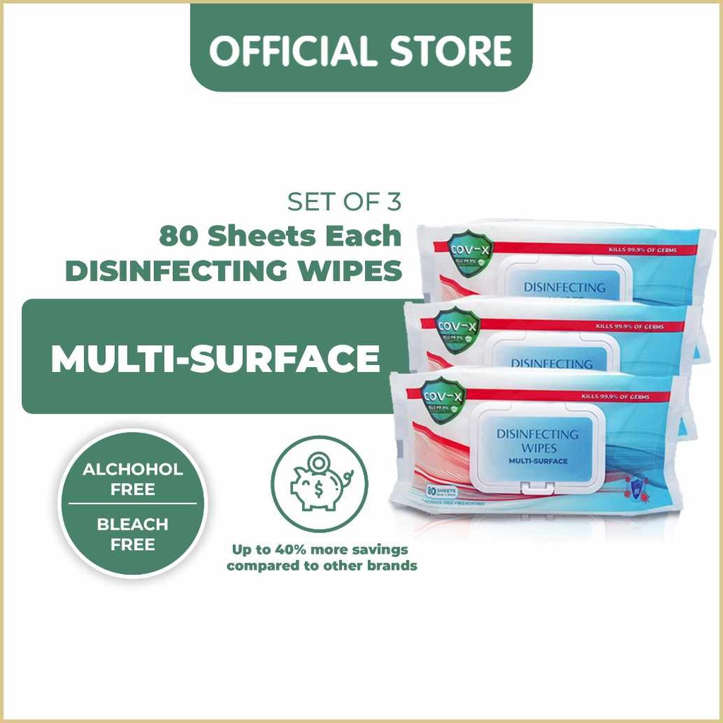 COV-X$Z&Surface%M(Disinfectant-bDWipeslt80tDsheets ...