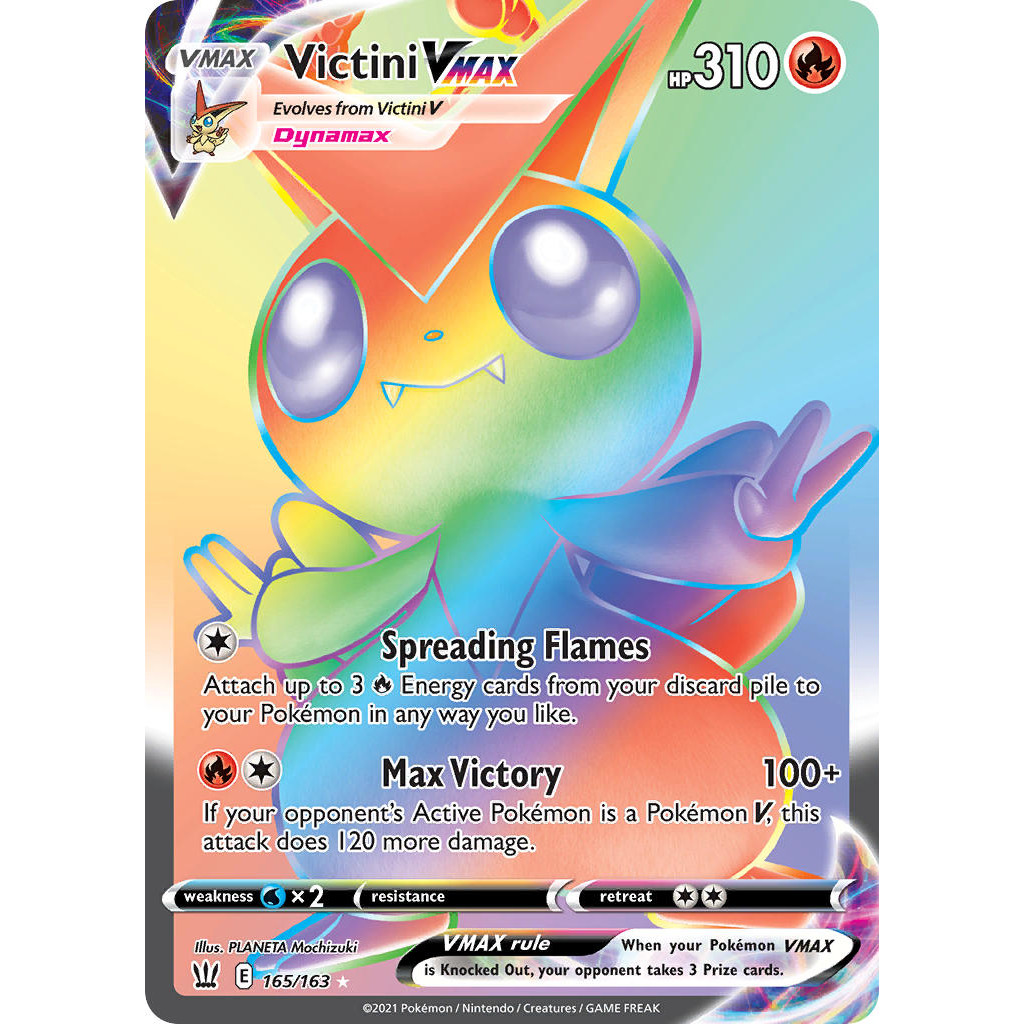 Victini VMAX · Battle Styles (BST) #165 (HIGH QUALITY PROXY, CARD ...