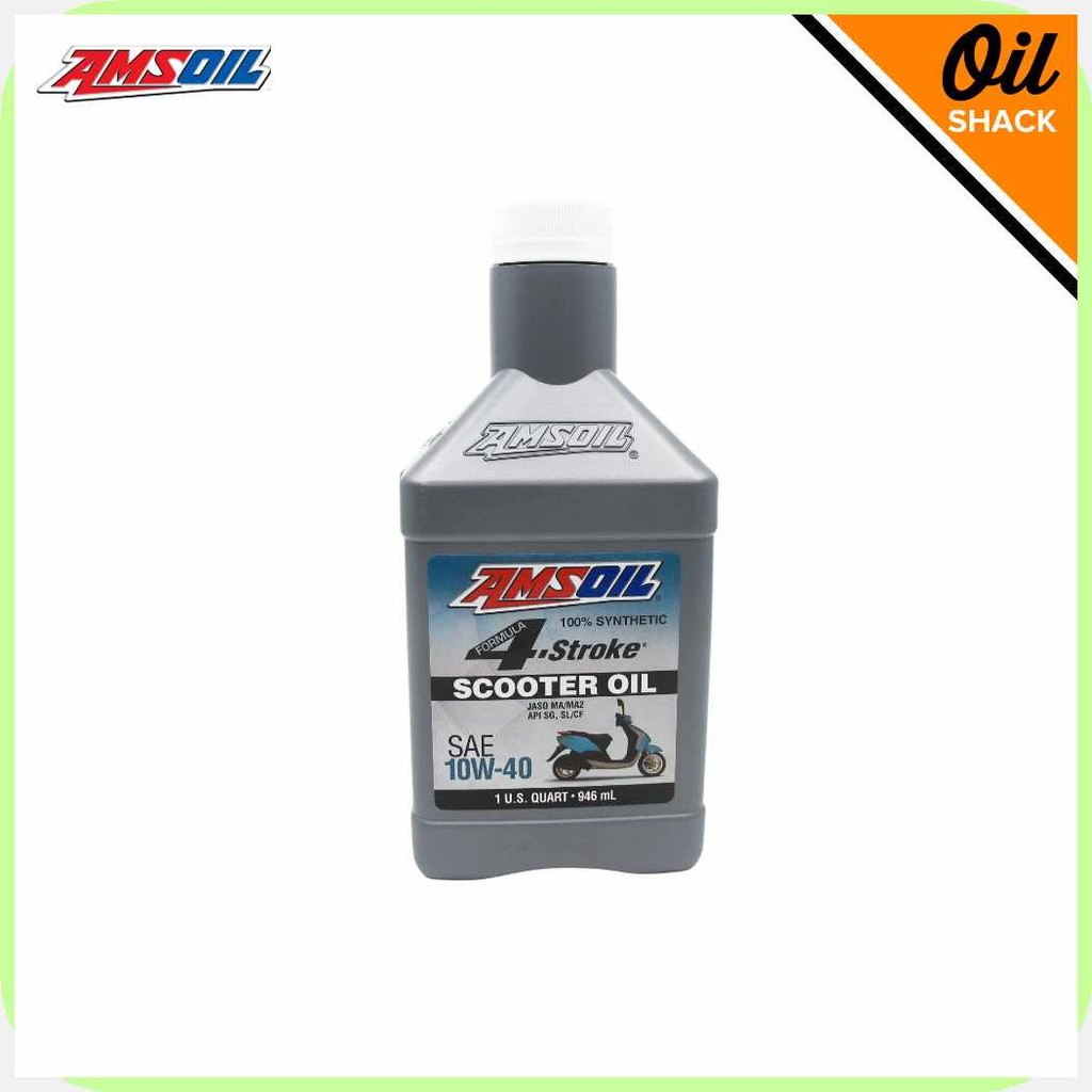 AMSOIL@ZA/10W40)yD!SCOOTER&V`ENGINE;s`OIL;v{FULLY