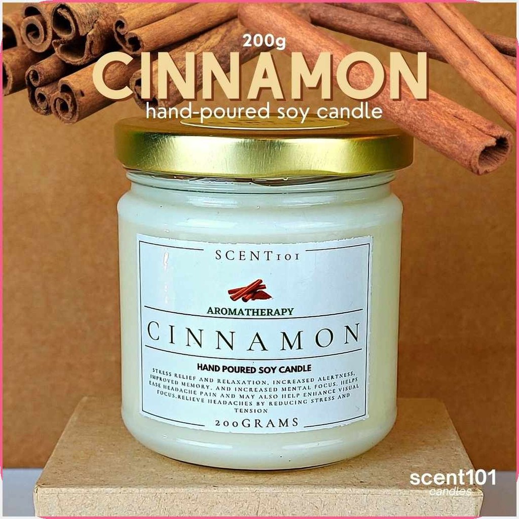 Scent.RN>101'MZ/CINNAMON/Premium~KK?Quality*fr>Soy)bi>Wax)kK>Scented)Jw ...