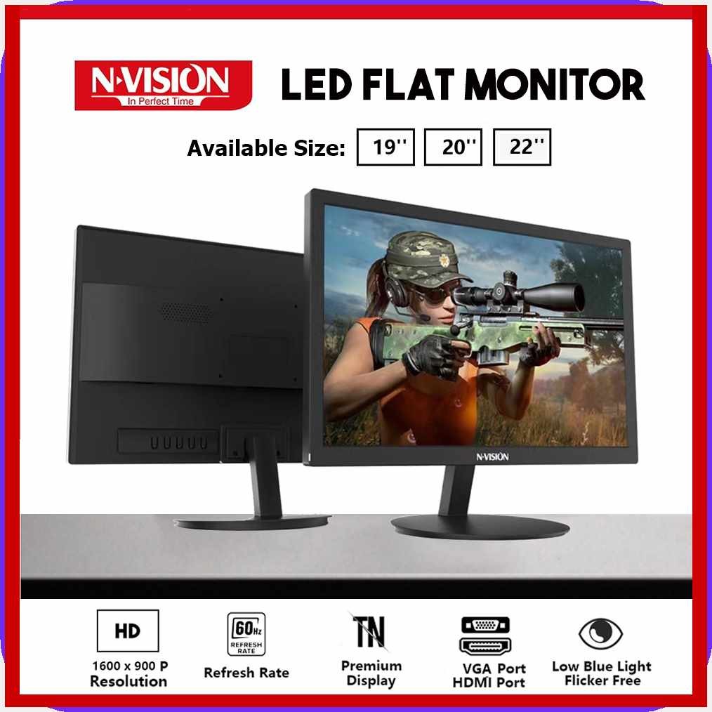Nvision$WR_19/20/21.5+Yx)Inch/Gm$Led^Ut$Monitor^rP$HD^pH$900P^yr$/^Gz ...