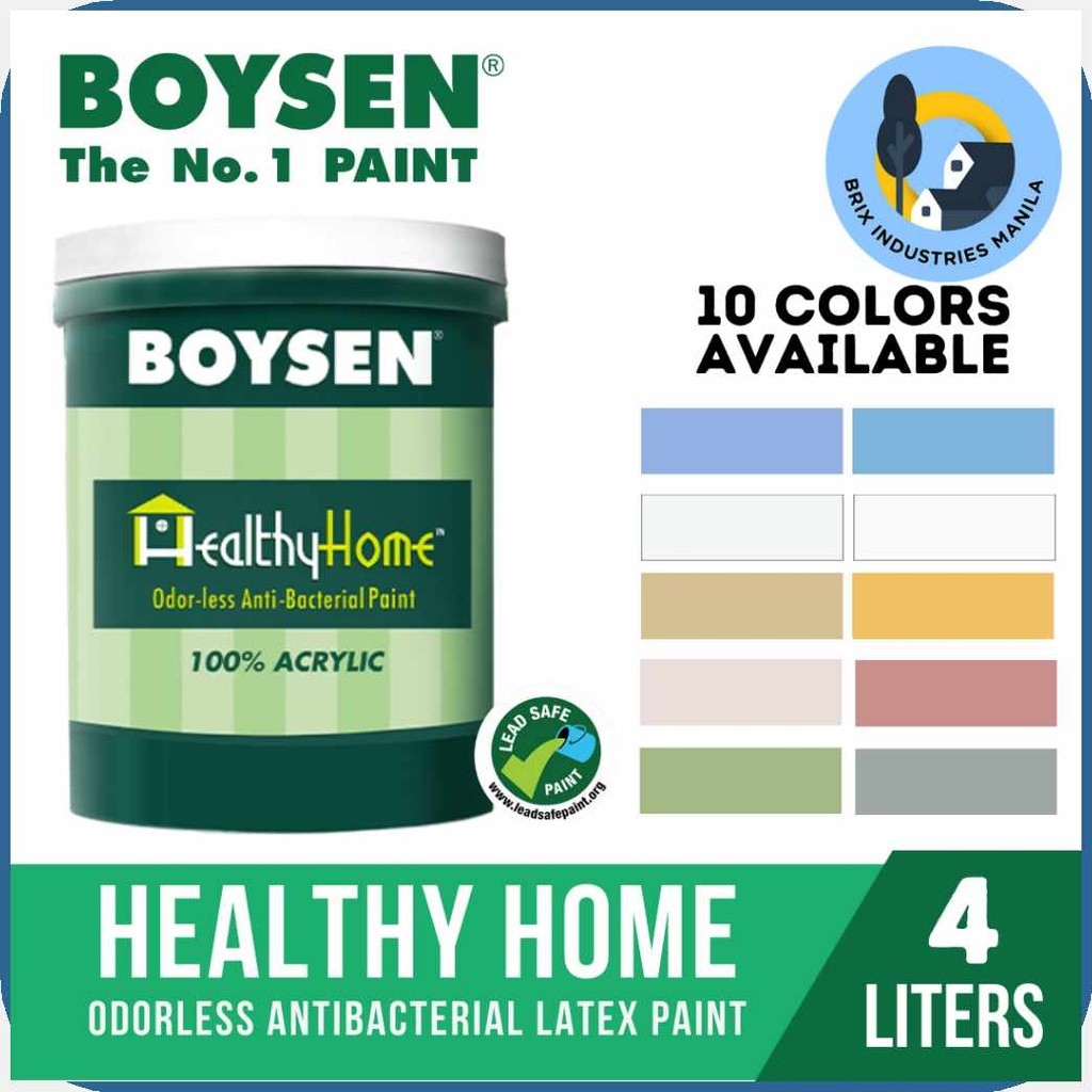 Boysen|B{Healthy)T}Home}H)Odorless}x)Antibacterial}N)Latex}A)Paint}D)4 ...