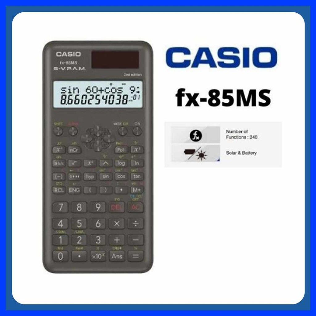 Casio/C/fx-85MS-b?|$G^MS/U^Series|/O^SCHOOL/D_&:K_LAB.:F_| Calculators ...