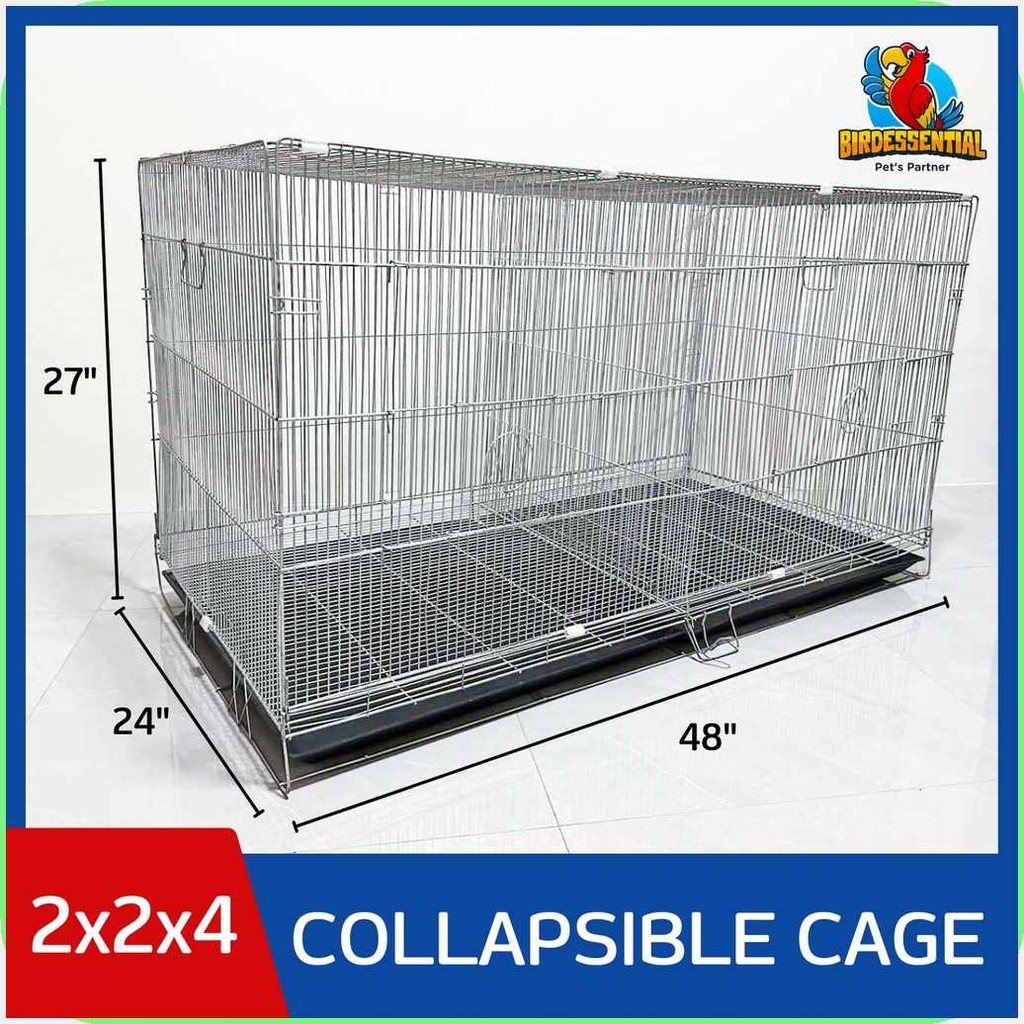 Flight-t@Cage*pE/for$F/Birds$S/2x2x4$n/Collapsible$o/Gauge$Z/14$J/Heavy ...