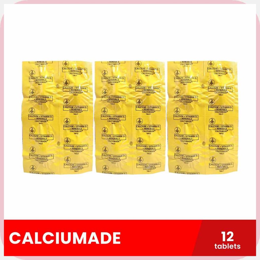 CALCIUMADE!TL=Multivitamins.Dn+x:te%12_Oa%tablets | Shopee Philippines